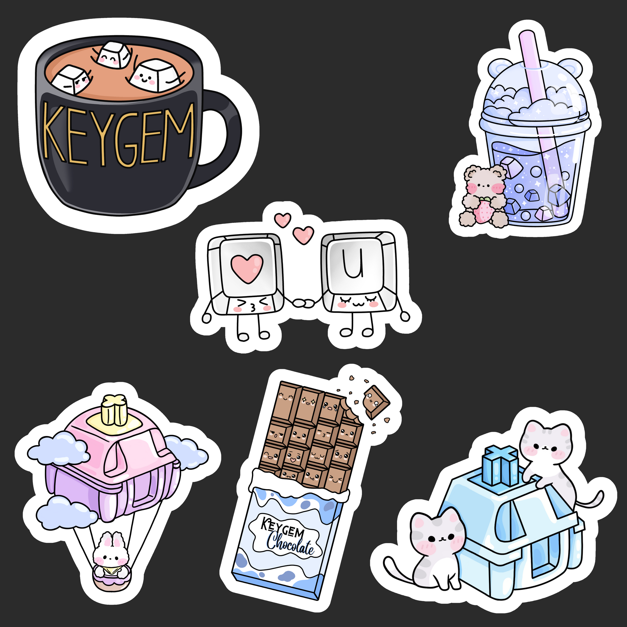 KEYGEM Sticker Pack