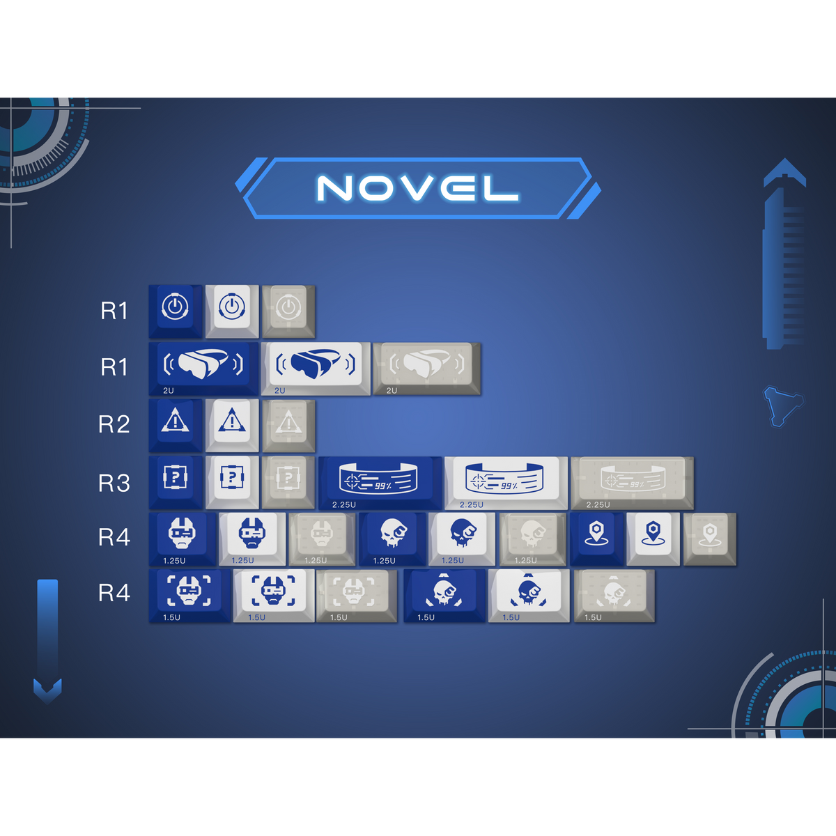 Zero-G Studio X DMK ABS Keycaps "THIRD SPACE" – KEYGEM